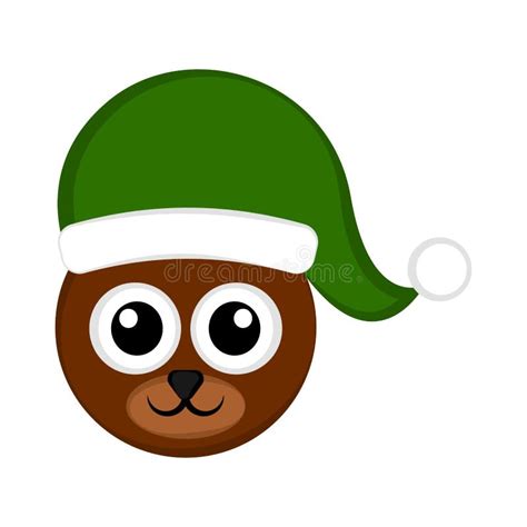 Christmas Cute Bear Avatar Stock Vector Illustration Of Smile 127168108