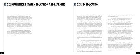 Lack Of Sexual Education Bachelor Project On Behance