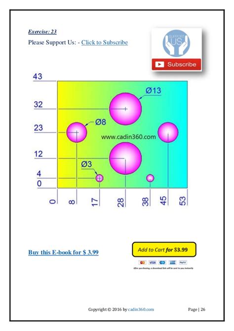 Autocad Basic Drawing Exercises Pdf Free Download On ClipArtMag