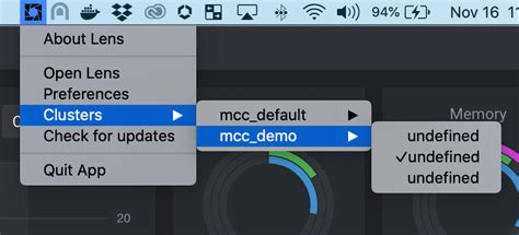 Tray Icon Cluster Name Items Are Undefined For Clusters Added Via Store ClusterStore Issue