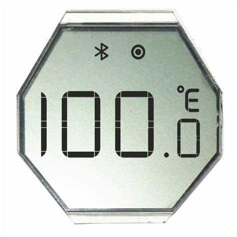 custom round htn segment lcd display