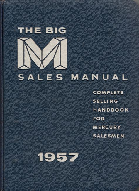 1957 mercury data book original
