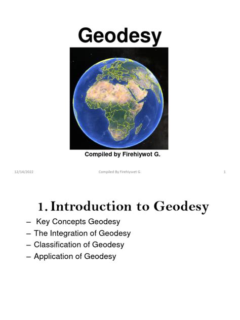 Geodesy Module Download Free Pdf Geodesy Global Positioning System