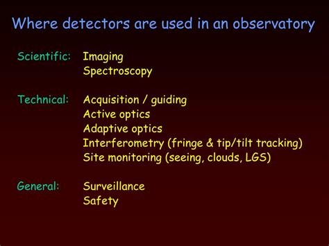 Ppt Optical And Infrared Detectors For Astronomy Basic Principles To State Of The Art
