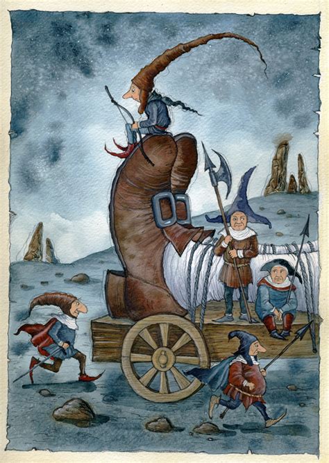 Иллюстрация Джонатан Свифт "Приключения Гулливера