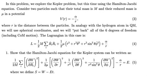 solved a in this problem we explore the kepler problem but