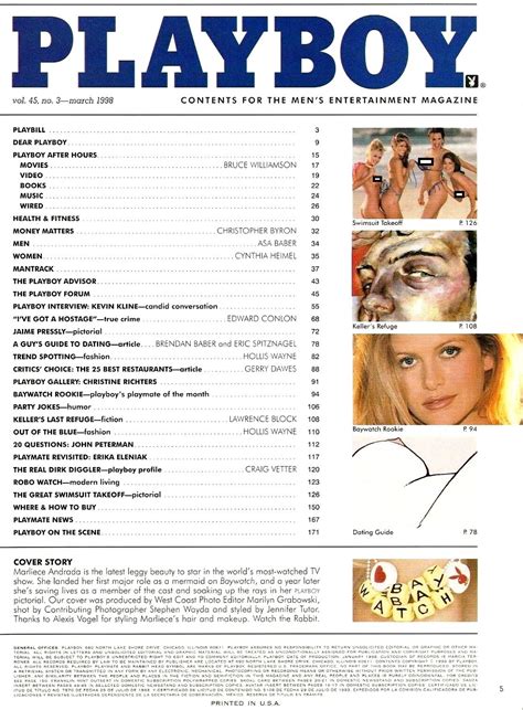 Playboy Sexy Actress Jaime Pressly ~ March 1998 ~ Vintage