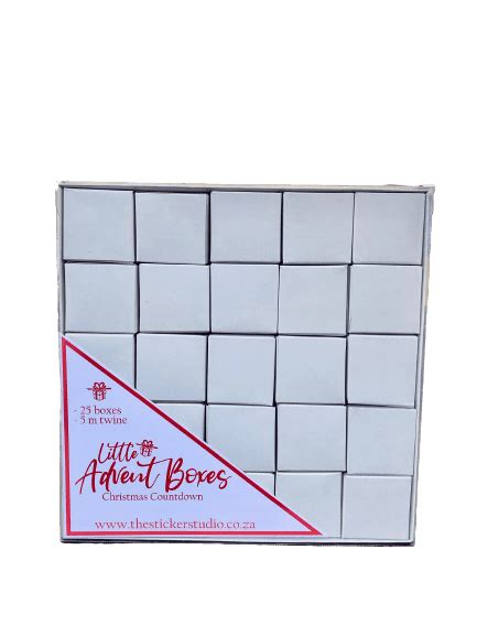 Advent Boxes Printed And Diy Sets In The Box