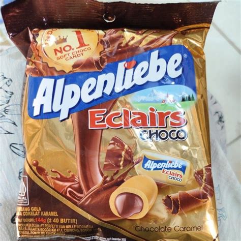 Jual Permen Alpenliebe Eclairs Choco Caramel 144g Kurang Lebih 40butir