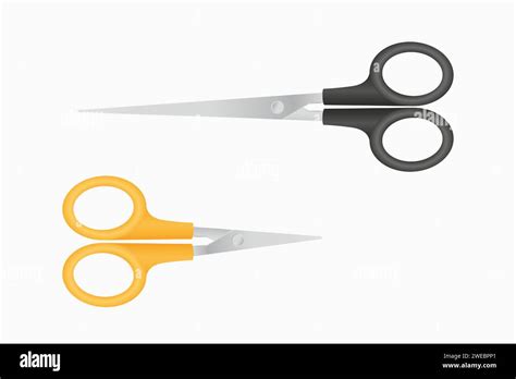 Two Types Of Scissors For Different Uses Vector Illustration Of Scissors Stock Vector Image