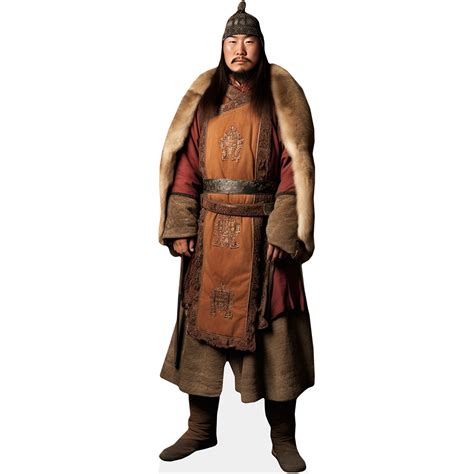 Genghis Khan Fur Cardboard Cutout Celebrity Cutouts