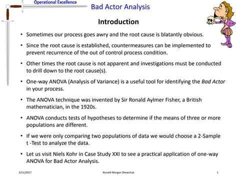 Bad Actor Analysis Pptx