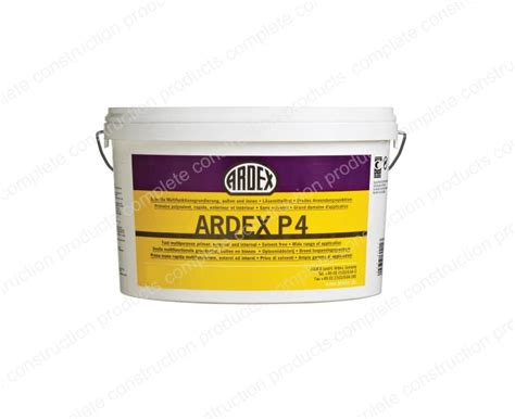 Ardex P4 Primer 2kg And 8kg Complete Construction Products