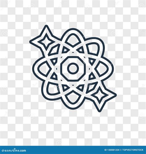 Atomic Orbitals Vector Icon On White Background Flat Vector Atomic Orbitals Icon Symbol Sign