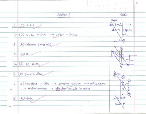 Cbse Topper Answer Sheet Class 10 Science Model Answer Paper By Topper
