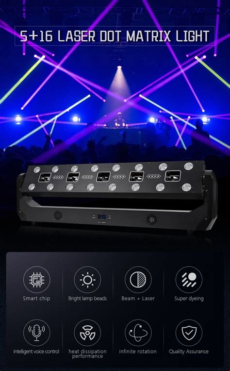 5 16 Laser Dot Matrix Light