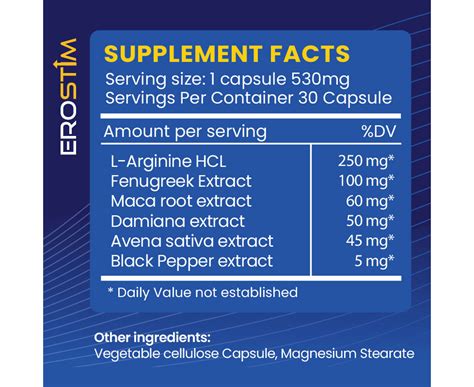 Cápsulas Erostim Max Power Erection 30 Cápsulas Entrega Gratuita Sex Shop