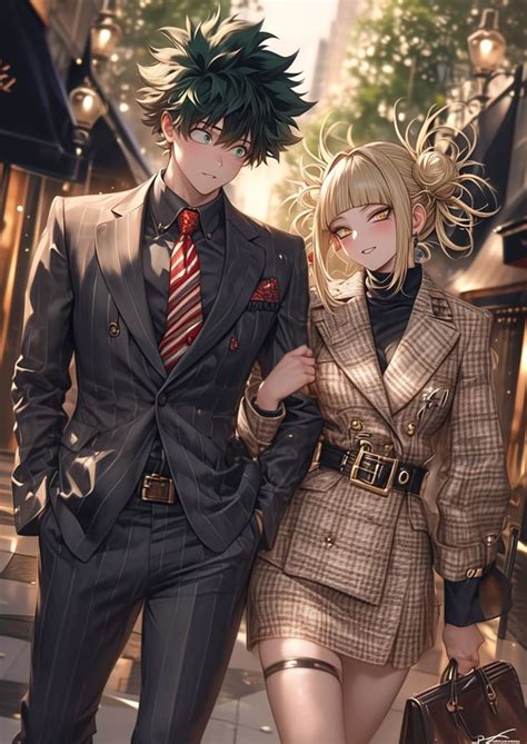 Himiko Toga Izuku Midoriya Cute Anime Guys Cute Anime Couples My Hero Academia Manga