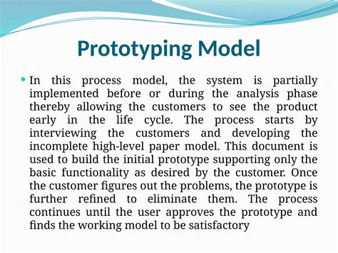 Software Development Model In Computer Application Ppt