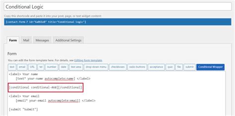 Conditional Logic In Essential Addons For Contact Form 7