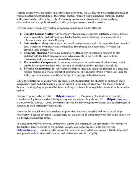 Astronomy Gcse Coursework Guide Pdf Astronomy Qr Code