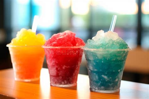 Taste Of Summer Indulge In The Chilled Bliss Of Granita Stock