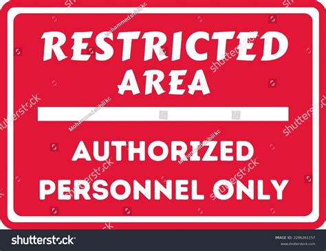 No Entry Sign Board Restricted Area Stock Illustration 2286261157