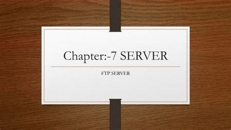 ftp server linux pdf