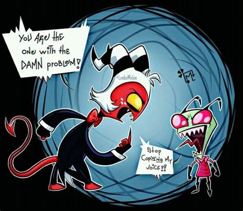 Moxxie And Zim 👽😈 My Hero Academia Manga Teen Titans Invader Zim