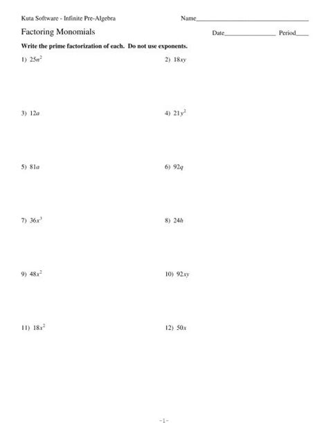 Free Power Of Monomials Worksheet Download Free Power Of Monomials Worksheet Png Images Free