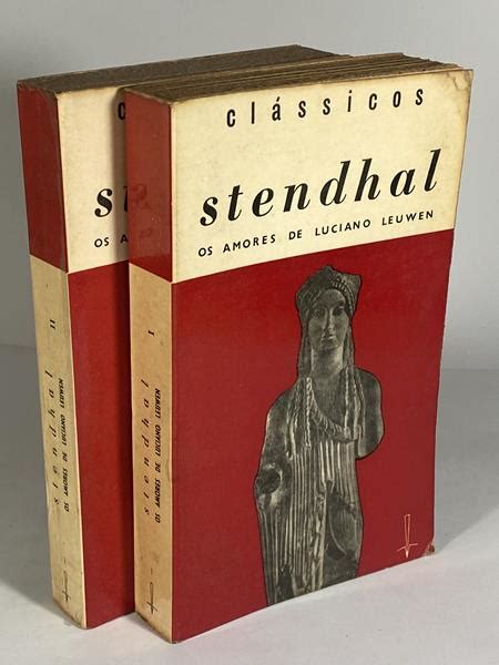 Os Amores De Luciano Leuwen 2 Volumes Stendhal Gugol Livreiros