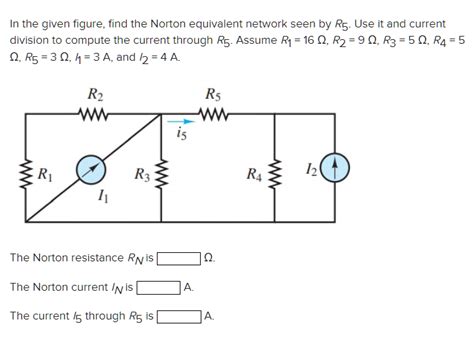 Solved In The Given Figure Find The Norton Equivalent
