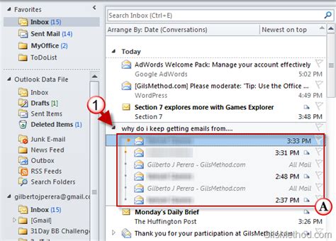 Feature 3 Easy Steps To Declutter Your Inbox In Outlook 2010