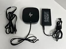 Used Hp Usb C Dock G Universal Docking Station W Watt Adapter Yh Av Aba Ubb Threads
