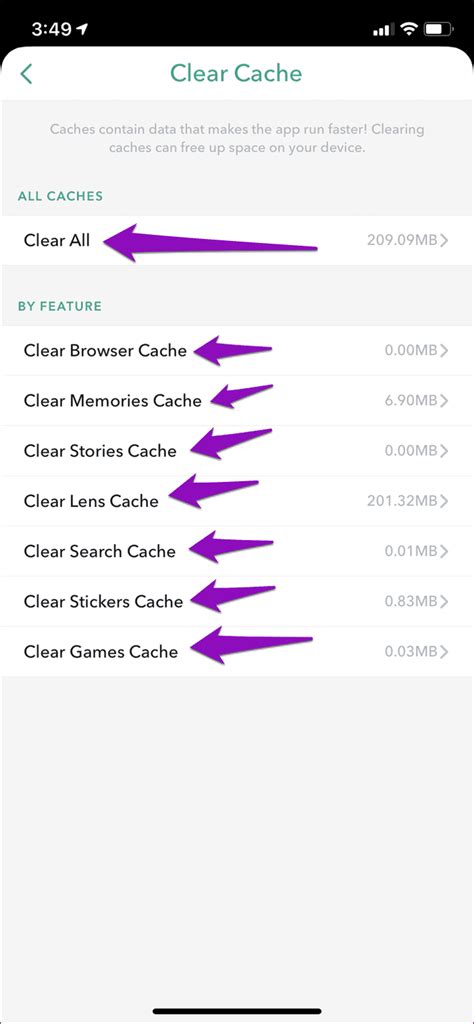 What Happens When You Clear Your Cache On Snapchat