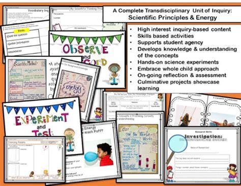 Ib Pyp Inquiry Into Energy How The World Works Pyp Teaching Tools