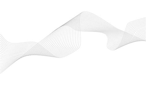 Premium Vector Abstract Line Wave Element White Background Wave Line