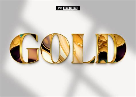 Premium Psd Luxury Gold Text Effect Psd Luxury 3d Text Effect