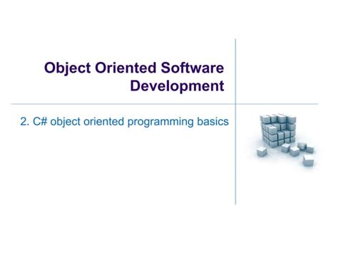 object oriented software development using c programming language ppt
