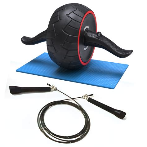 Ab Roller For Abs Exercise Workout Fitness Ab Wheel Roller Knee Mat R