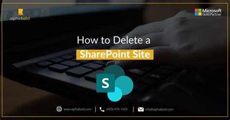 How To Delete A SharePoint Site AlphaBOLD