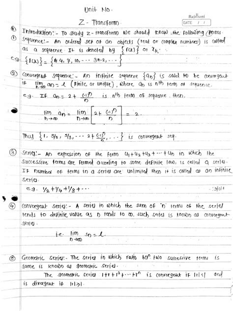 Unit No 2 Z Transform Pdf