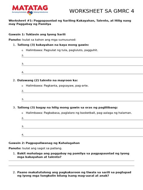 G4 Q2 Worksheet Gmrc Pdf