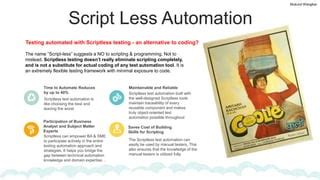 Script Less Automation PPTX