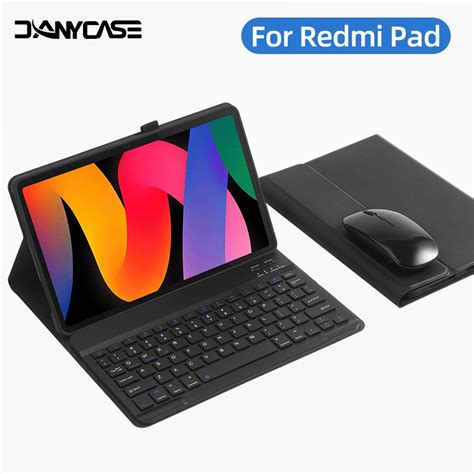 For Redmi Pad SE Inch Magnetic Keyboard Case For Redmi Pad Pro Inch Pad In Leather