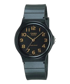 Mq24 9b Black And Tan Mens Analog Casual Watch Casio
