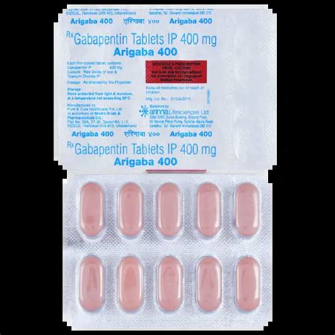 Arigaba 400mg Tablet View Usage Side Effects Price And Subtitute
