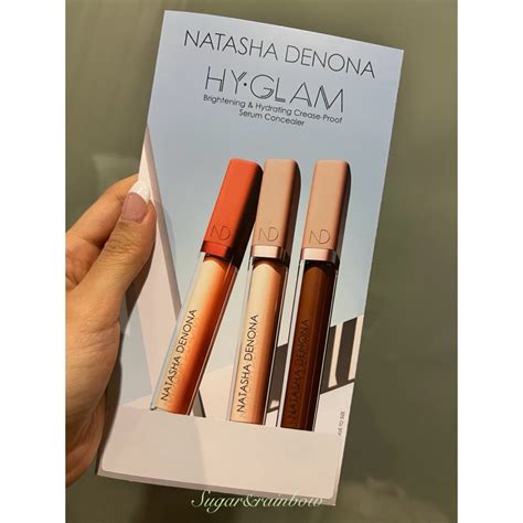 Natasha Denona Hy Glam Concealer 3g Tester 6 Colors Skin Color Chart