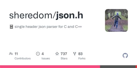 Github Sheredomjsonh 🗄️ Single Header Json Parser For C And C