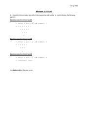 Java Programming Midterm Study Guide | Course Hero